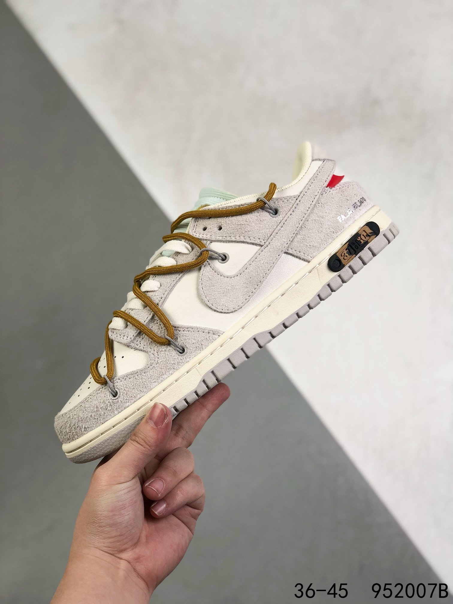 Nike Dunk Low Off-White Lot 34 Sail/Neutral Grey-Light Ginger For Men ...